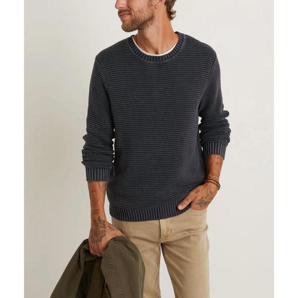 Marine Layer | Sweaters | New Marine Layer Garment Dye Crew Sweater In ...